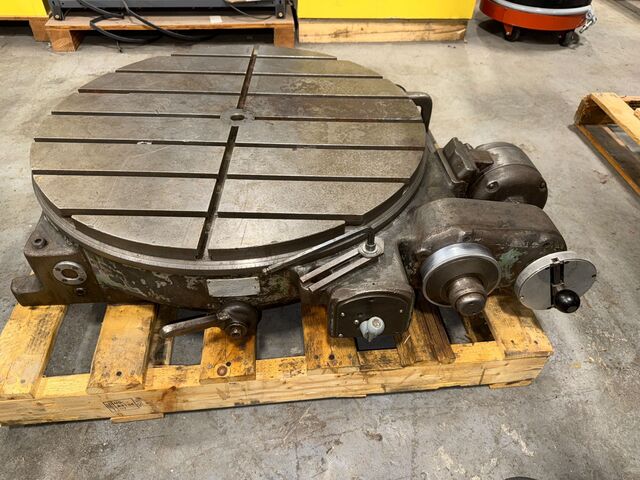 30" Pratt & Whitney, motorized horizontal rotary table, S/N 21269, 1/2 ...