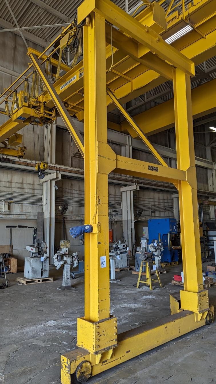 4 Ton, P & H, 30' 5" Span, 18' 2" total height, class D, radio, VFD ...