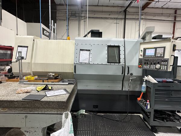 Femco #HL-55S, CNC lathe, 28.6" swing, 15" chuck, 4.5" bar, 46 ...