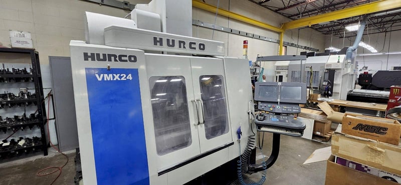 Hurco #VMX-24, CNC vertical machining center, 24 automatic tool changer ...