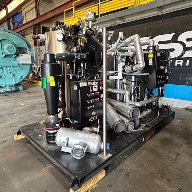 Fulton #VSRT-30, vertical boiler system, natural gas, 150 PSI steam ...