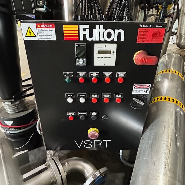 Fulton #VSRT-30, vertical boiler system, natural gas, 150 PSI steam ...