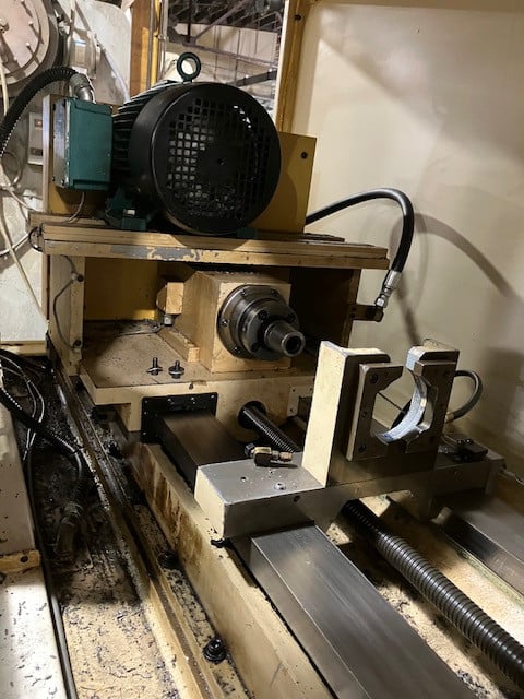 1" x 30" DeHoff, CNC gun drill, 1 spindle, GE/Fanuc controls, knee type ...