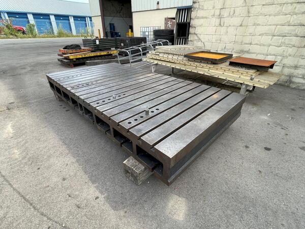 120" x 60" x 12", t-slotted fabricated riser for Sale | Surplus Record