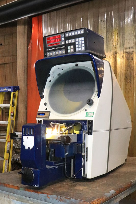 14" Gage-Master #Series-20, optical comparator, 10X lenses, QC 2000 2 ...