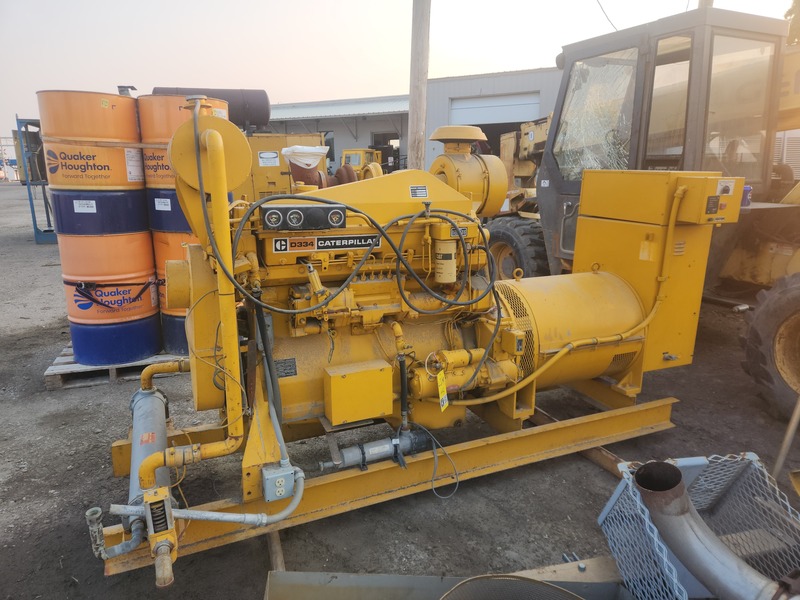 Kato, Caterpillar #155SX9E, diesel generator, 220 KVA, serial #71636 ...