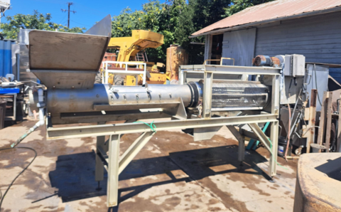 CMP, declumping rotary tumbler separator, Stainless Steel, 2 HP, 50" x ...