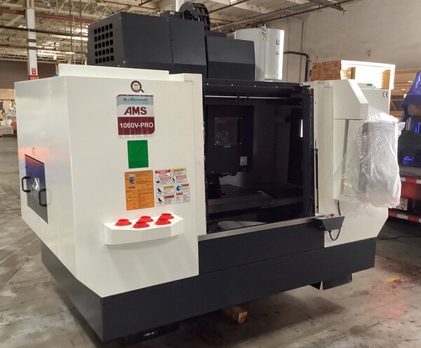 AMS #1060V-PRO, CNC vertical machining center, Fanuc 0iMF Plus, 39.4" X ...