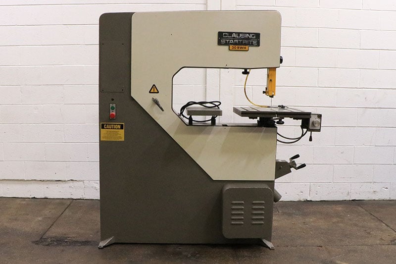 30" x 10" Clausing Startrite #30-RWH, vertical band saw, variable speed ...