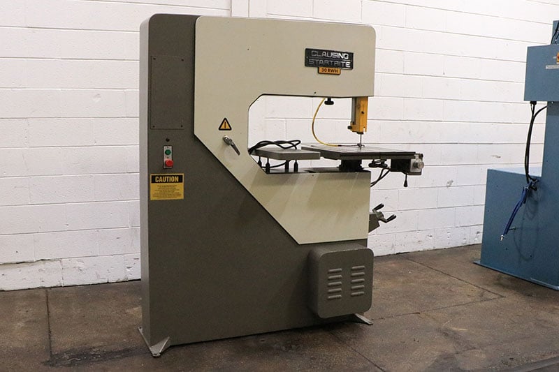 30" x 10" Clausing Startrite #30-RWH, vertical band saw, variable speed ...