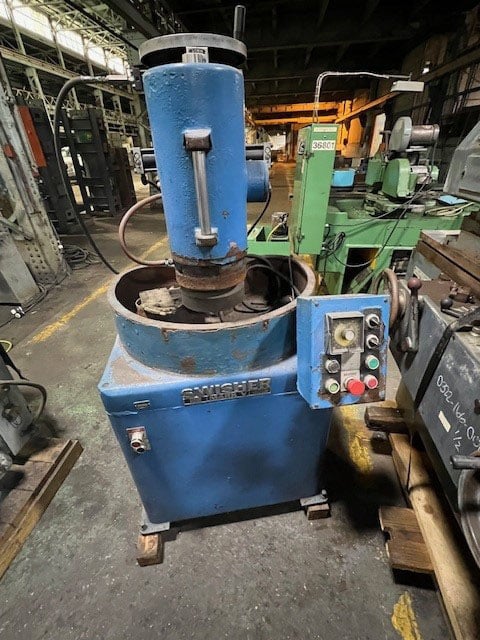 Swisher #Mark-V, automatic stationary table sweeping vertical spindle ...