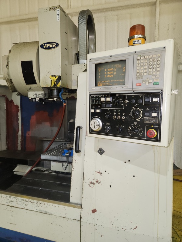Mighty Viper #VMC-850 AP, CNC vertical machining center, 34" X, 20" Y ...