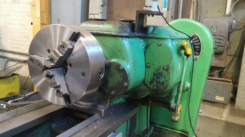 16" x 54" Monarch #16C, engine lathe, 2-Axis digital read out, steady ...