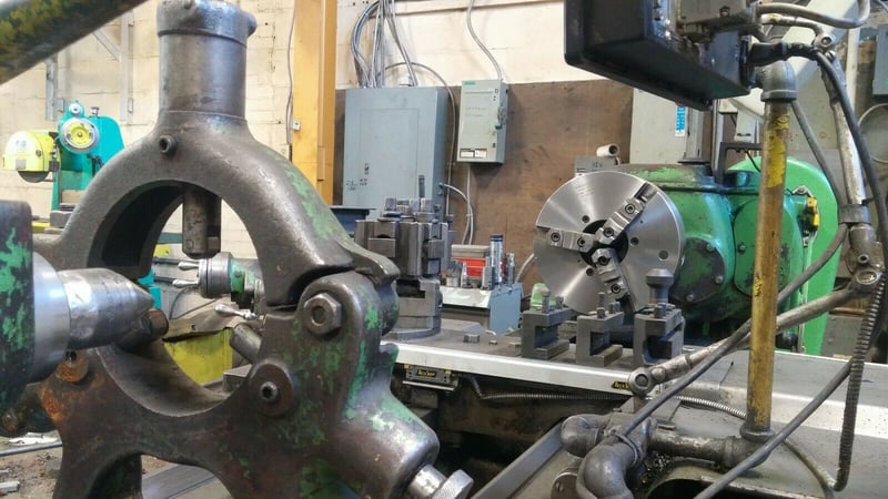 16" x 54" Monarch #16C, engine lathe, 2-Axis digital read out, steady ...