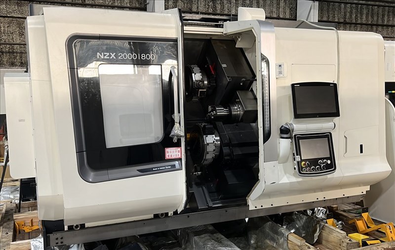 Mori Seiki #NZX-2000-T3Y3, CNC lathe, 12.5" swing, 8" chuck, 2.5" bar ...
