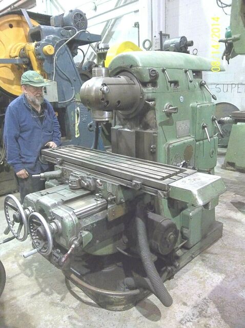 Gambin, Vertical Milling Machine, Ram Type, 12" x 51" T-slot Milling ...