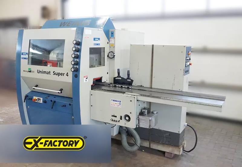 Weinig #Super-4, heavy duty feed through moulder, 3-head, 6" x2 ...