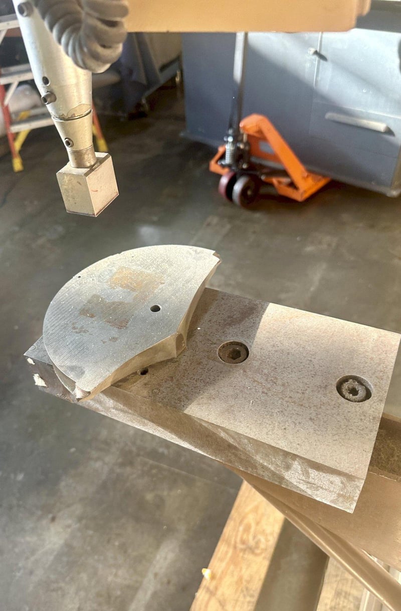 6 Ton, Haeger #HP6-C, hardware insertion press, 12000 lb force range, 18" throat, 8" stroke ...