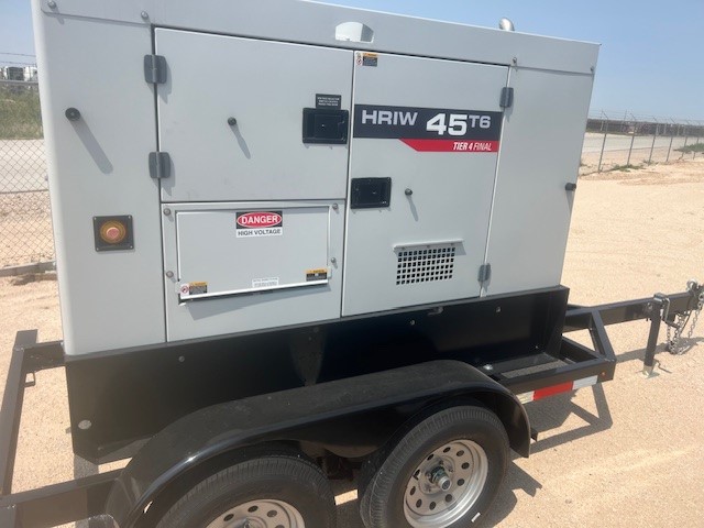 40 KW HiPower #HDR45IS6CL3214DA, portable diesel generator set, 1800 ...
