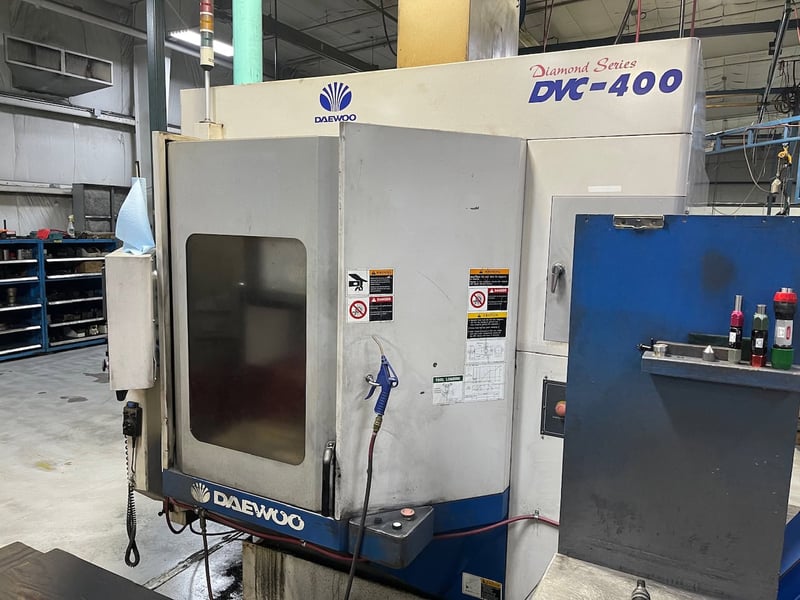 Daewoo Doosan #DVC-400, CNC vertical machining center, 30 automatic ...