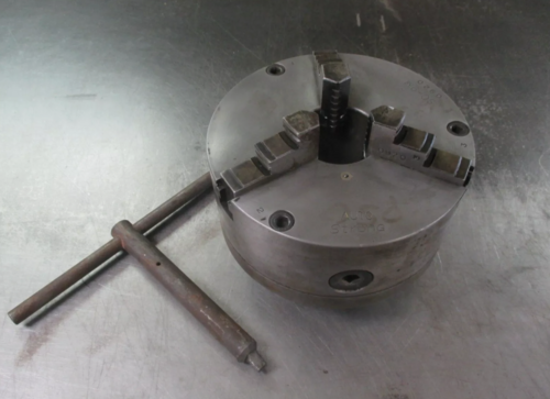 9" Auto Strong, 3-jaw universal D1-6 Camlock back lathe chuck with ...