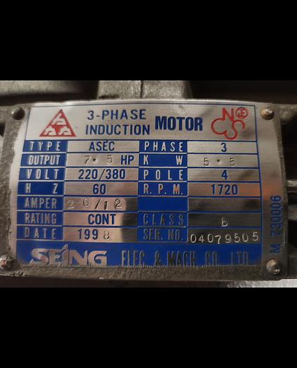 25 Ton, Associated Pacific #FH2050-25, die cutting press, 3.9 stroke, 5 ...