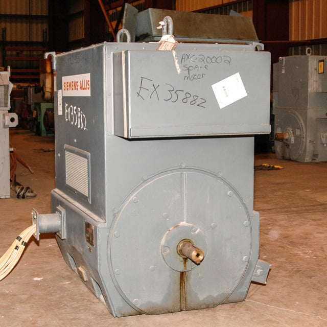 450 HP 3575 RPM Siemens, Frame 507USZ, weather protected enclosure type ...