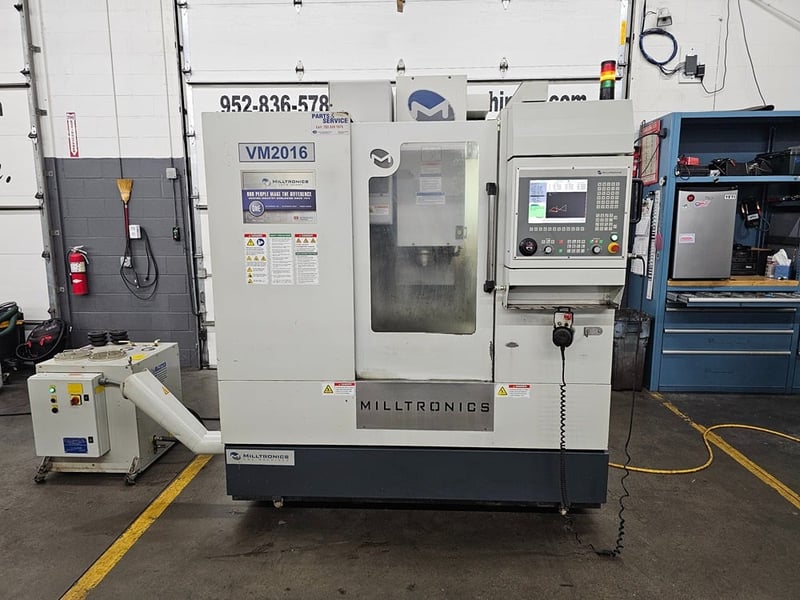 Milltronics Vm2016 Cnc Vertical Machining Center Milltronics 8200