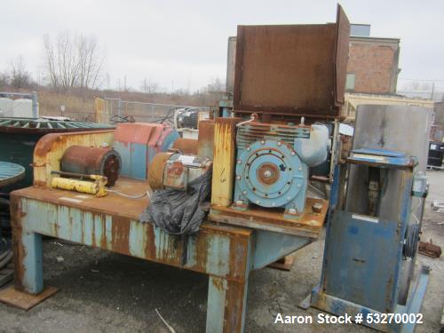 No. WP30-5-5 Ferro Tech, Roll Compactor, (2) 12" diameter x 5" width ...