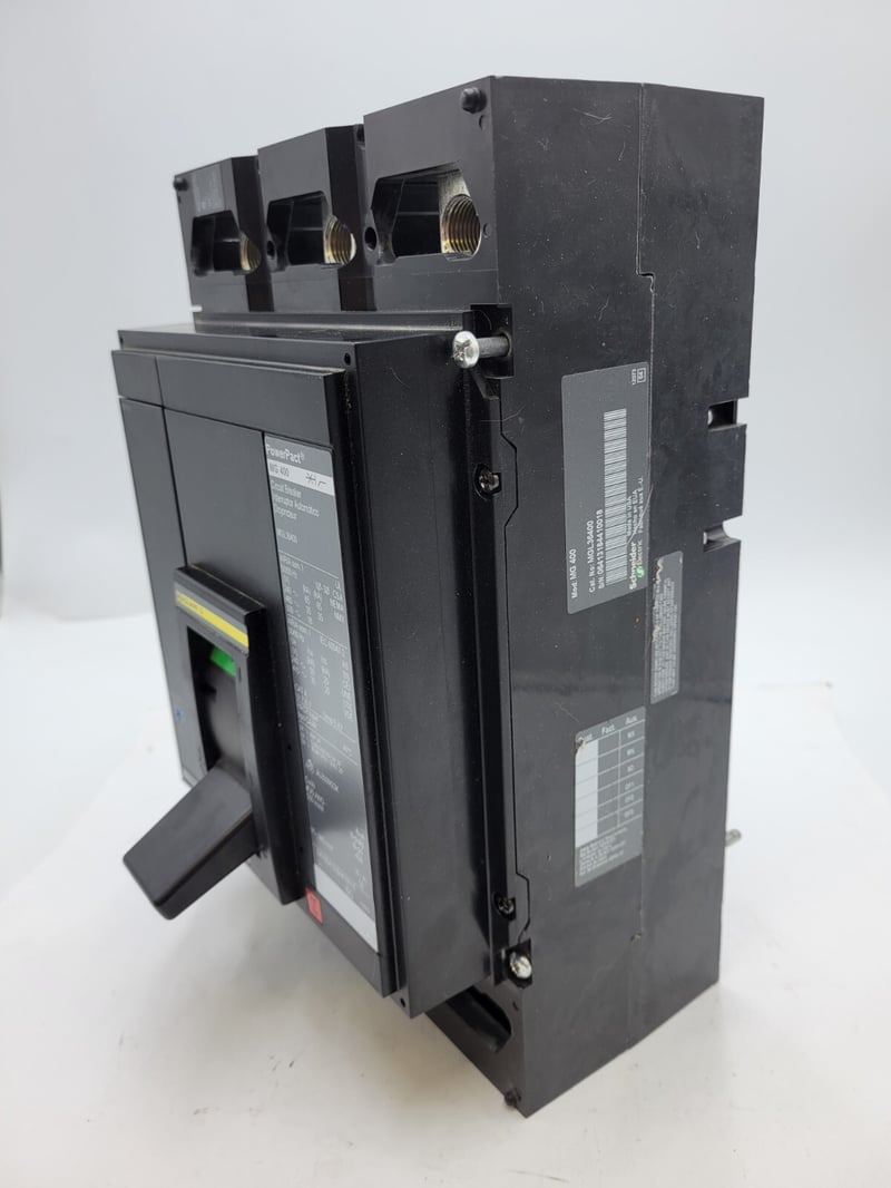 400 Amps, Square D, MGL36400, Feed-Thru PowerPact Circuit Breaker, 600V 3P 3PH for Sale ...