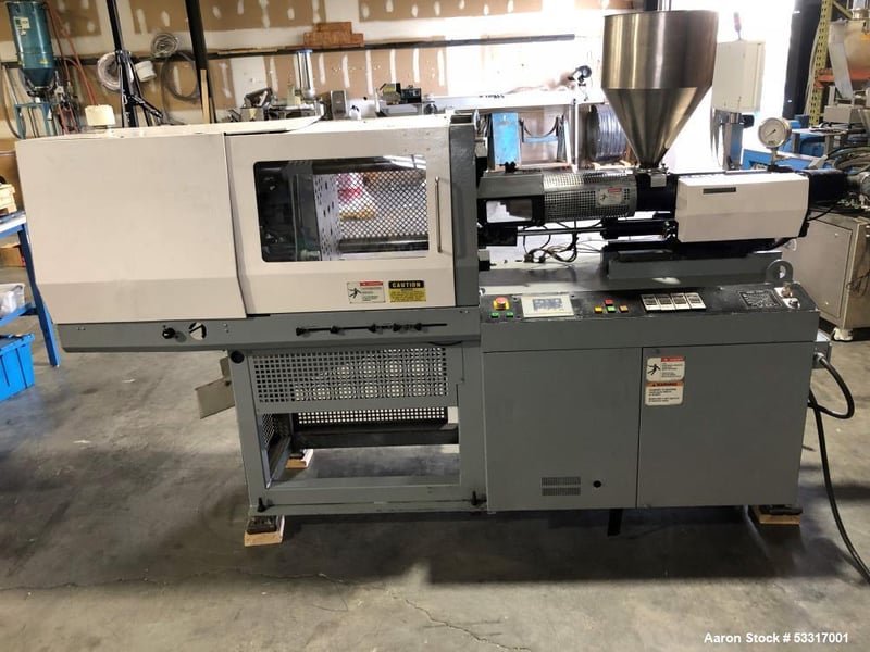 44 Ton, 2.1 oz., Nissei #NS40E5A, Plastic Injection Molding Machine, 12 ...