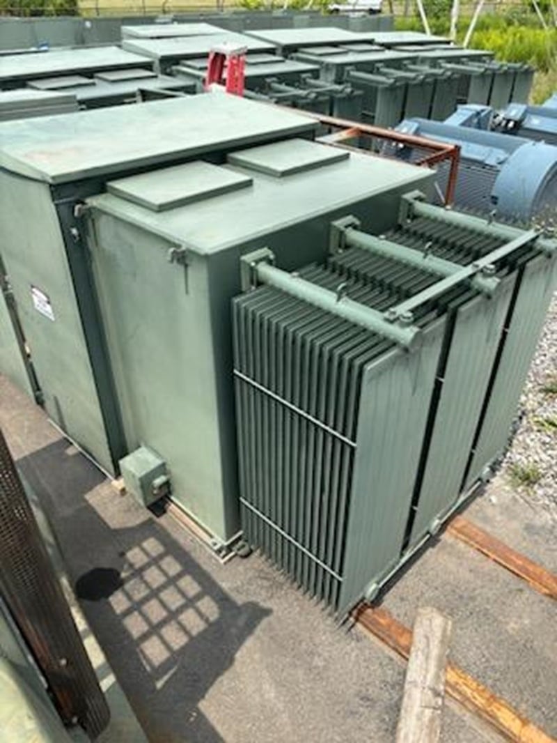 2500 KVA 34500 Primary, 575Y/332 Secondary, ABB, pad mount distribution ...