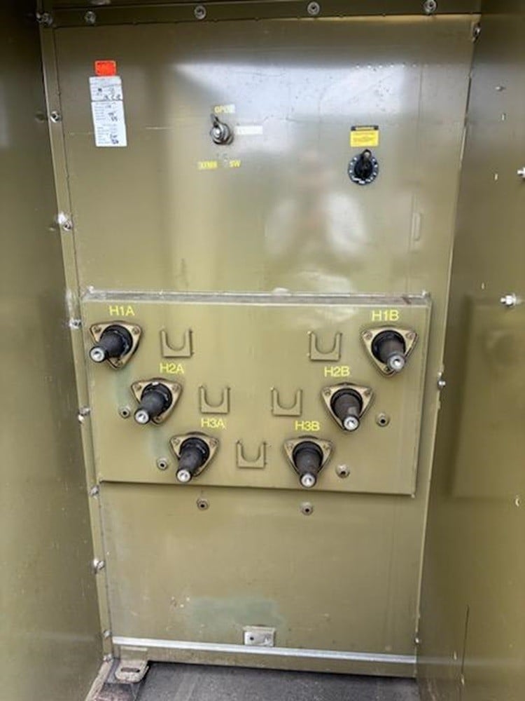 2500 KVA 34500 Primary, 575Y/332 Secondary, ABB, pad mount distribution ...