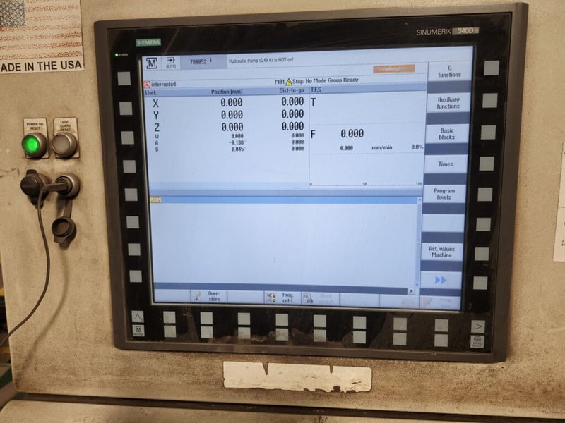 Peddinghaus #ABCM-1250, 3 torch automatic coping machine, Siemens Sinumerik 340Ds Control, 2014 ...