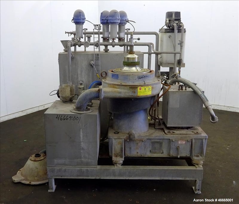 Alfa-Laval #WSPX-307-71G, Desludger Disc Centrifuge, Stainless Steel ...