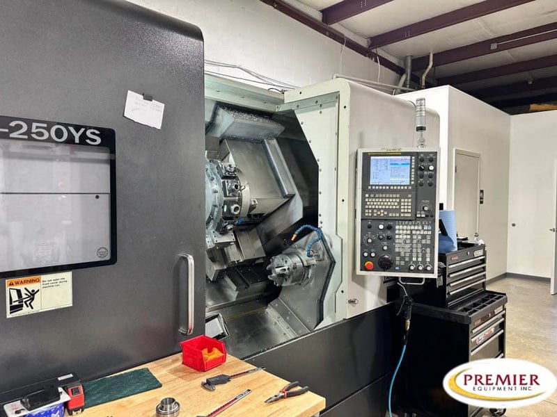 Takisawa #LA-250YS, multi-axis CNC turning center, Fanuc 32i-B, 23.6 ...