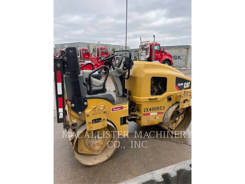 Caterpillar CB24B, Twin Drum Roller, 2925 hours, S/N: 2X400853, 2017 ...