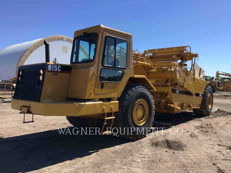 Caterpillar 615C II, Wheel Tractor Scraper, 8639 hours, S/N: 9XG00774 ...