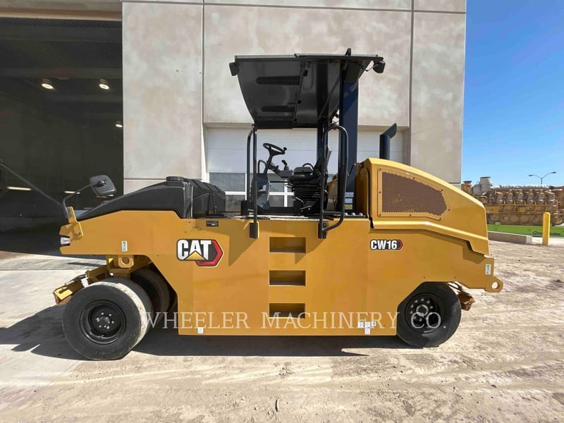 Caterpillar CW16, Pneumatic Tired Compactor, 169 hours, S/N: TL500917 ...