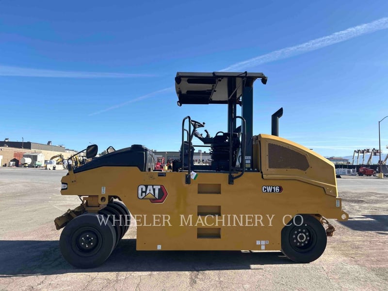 Caterpillar CW16, Pneumatic Tired Compactor, 163 hours, S/N: TL500923 ...