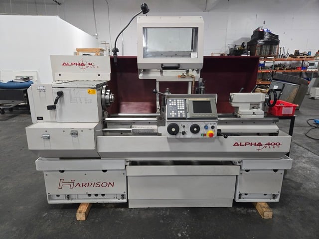 Harrison #Alpha-400-Plus, 10" chuck, 3-jaw, 2.1" bore, D1-6 Camlock, 2 ...