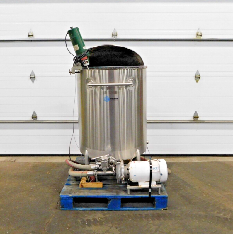 100 gallon Cadence Technology, Stainless mixing tank on wheels with ...