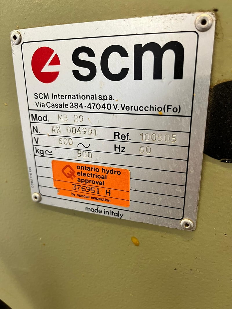 29 Spindle, SCM #MB29, multi spindle line boring machine, 2.5 HP, 0-90 ...