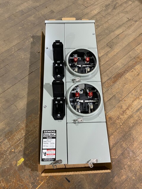 1200 Amps, Siemens #WMM21125RJB, Power Mod Meter Socket 1200A 125A ...