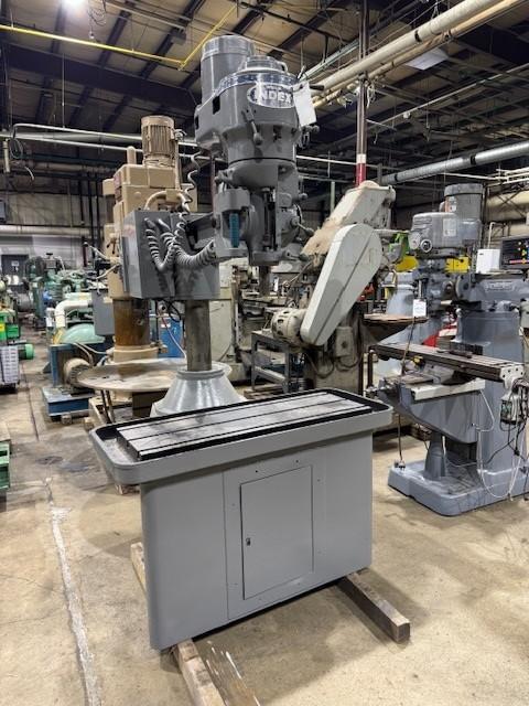 Wells Index #125, radial arm drill, 230/460 V., 1.5 HP, 60Hz, 3Ph, 1665 ...