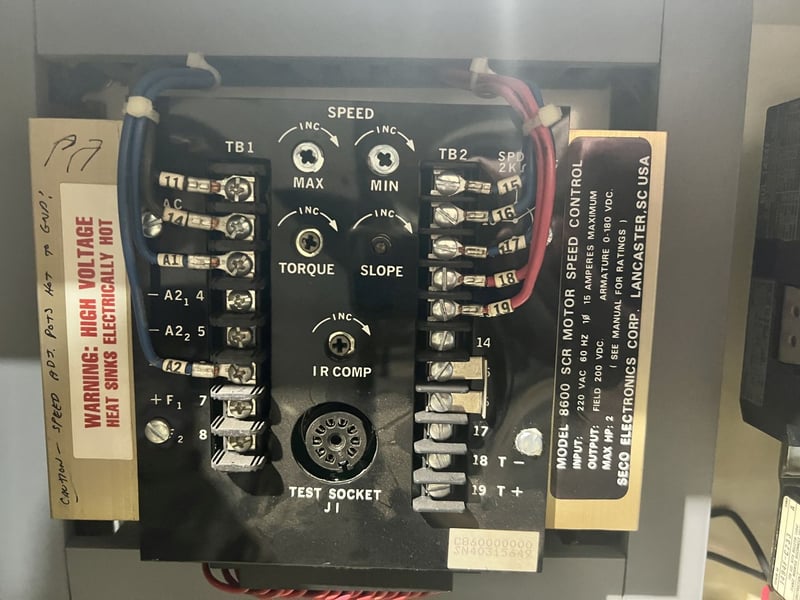 3000 lb. Jaco #JTWP-3016, motorized reel, 16" width, 60" outside ...