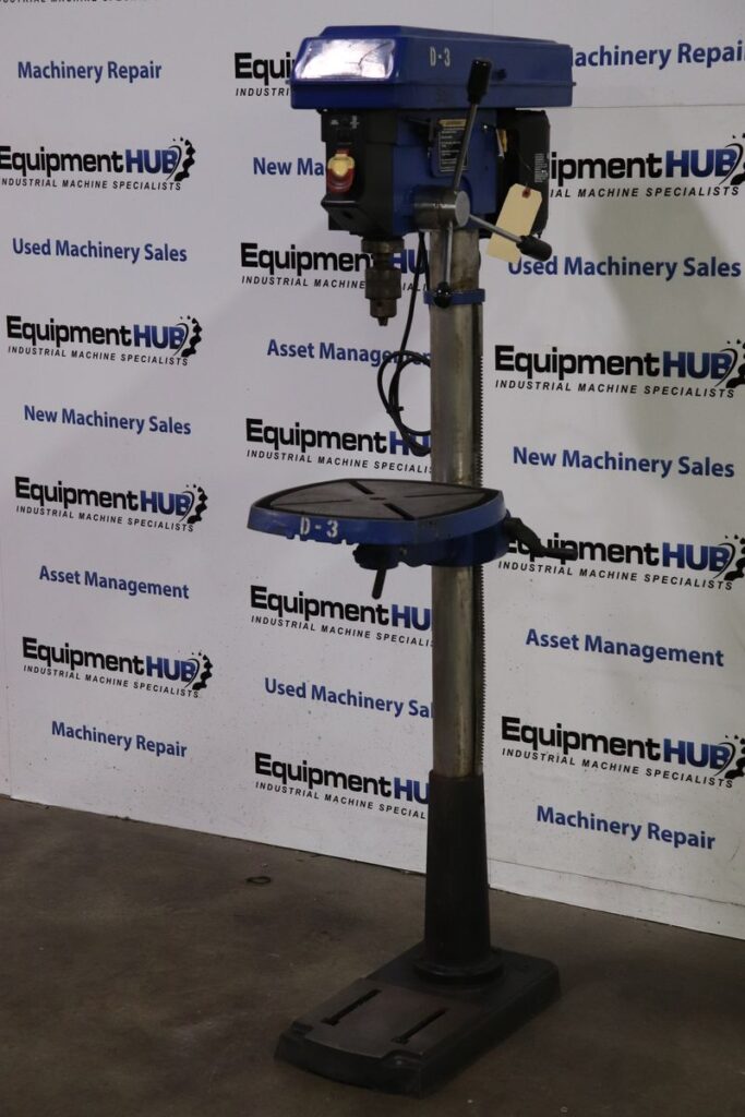 17" Westward #1KEN6, floor drill press, 3-1/4" spindle travel, 3/4 HP ...