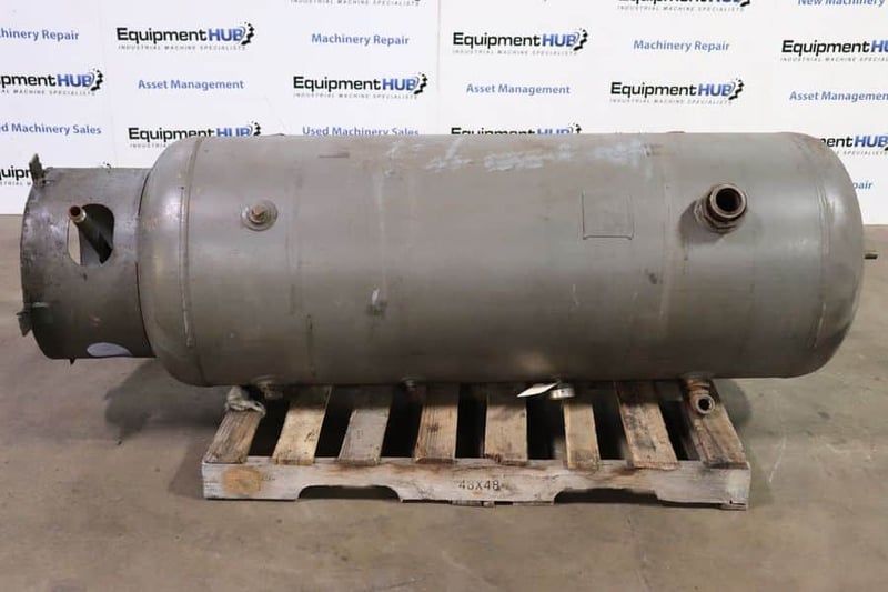 120 Gallon vertical air compressor receiver tank for Sale | Surplus Record