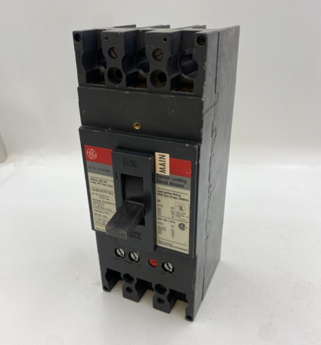 100 Amps, General Electric, TFL236100WL, Feed-Thru Circuit Breaker ...