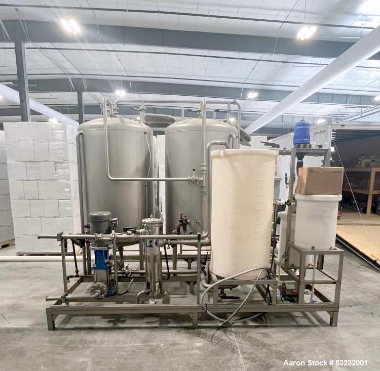 IDD, Manual CIP/SIP (2) Tank System, 250 gallon Caustic tank & 250 ...